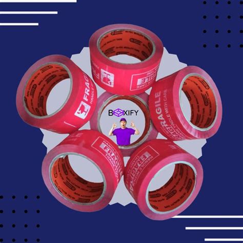 Fragile Stickers Tapes Warning Packing Label Packaging Tape Red Tape Fragile White Tape Lazada Ph