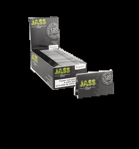 Jass Regular Black Edition Carnets De 120 Feuilles Courtes à Rouler