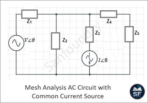 Mesh And Nodal Analysis In Ac Circuits Sanfoundry