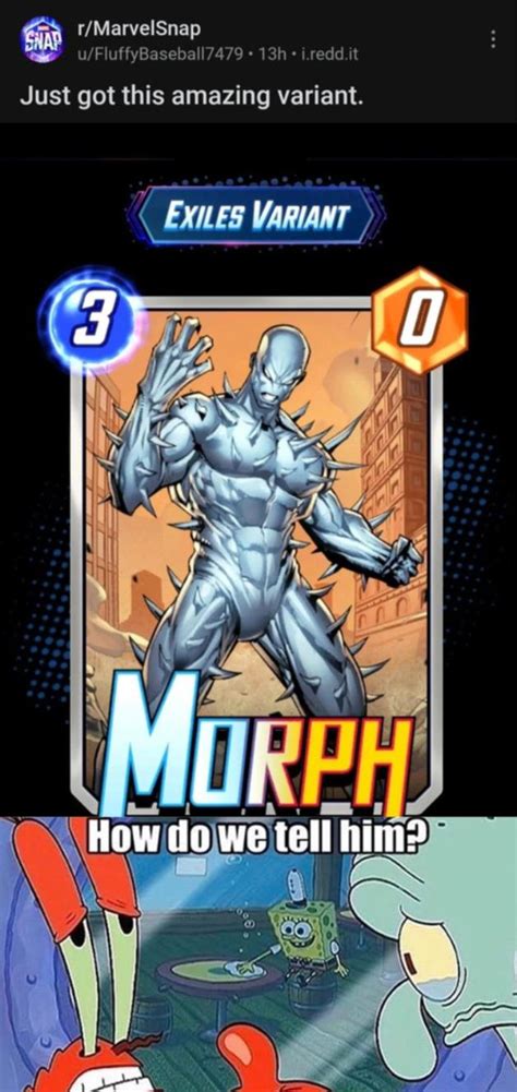 Morph Variants Should Have Art That Phases In And Out To Show Them Off