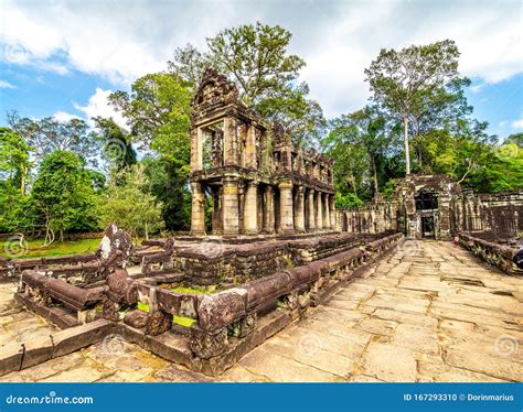 Preah Khan Temple Siem Reap Cambodia Royalty Free Stock Image 46315300