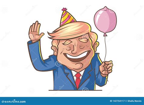 Illustration Of Cute Smiling Olaf With Hat Vector