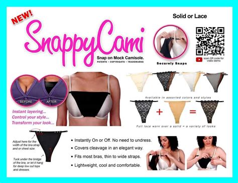 Snappy Cami Snap On Mock Camisole