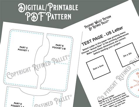 Mini Briefcase Digital Pattern Printable Pdf Etsy