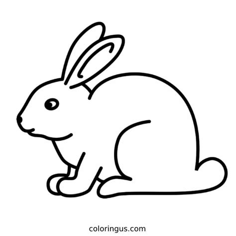 Rabbit Coloring Pages Free Printable Pdf
