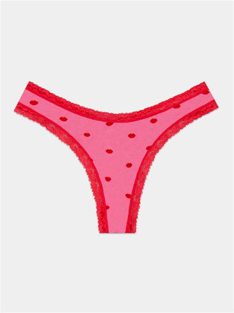 Thong Lips Sustainable Tencel™ Underwear Stripe And Stare