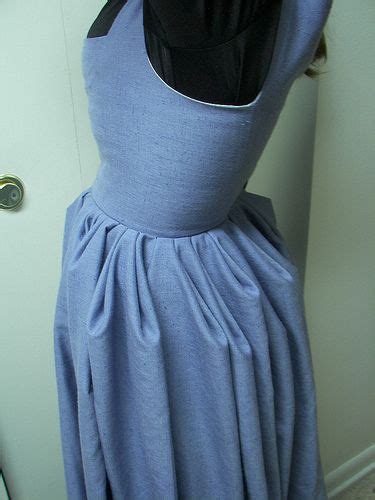Morgan Donners Sewing Party Kirtle Bright Blue Dresses Medieval Fashion