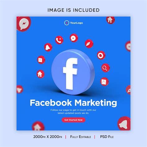 Premium Psd Facebook Marketing Social Media Ad Design Template