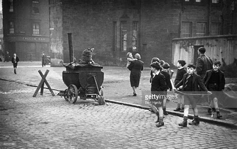A Street Scene In The Gorbals Area Of Glasgow 1948 Photo Bert Hardy