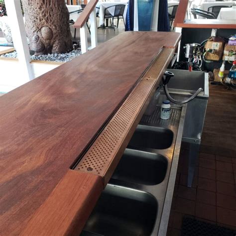 Copper Drink Rail Bear Metal Works