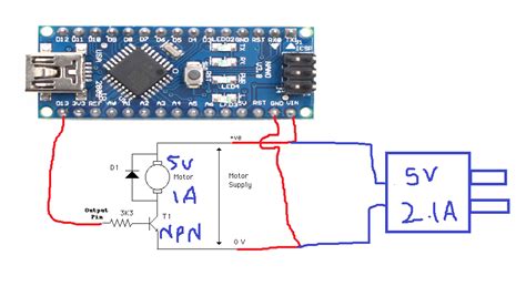 V DC Motor And Arduino With The Same Power Supply Motors Mechanics Power And CNC Arduino