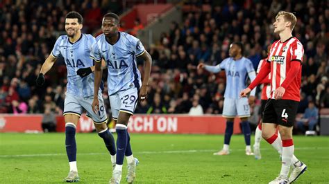 Southampton 0 5 Tottenham Too Easy For Spurs Nbc Sports