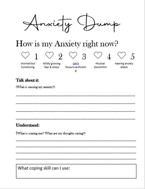 Mental Health Journal Template