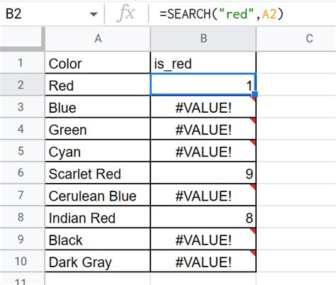 Checking If A Cell Contains A Substring In Google Sheets Sheets For