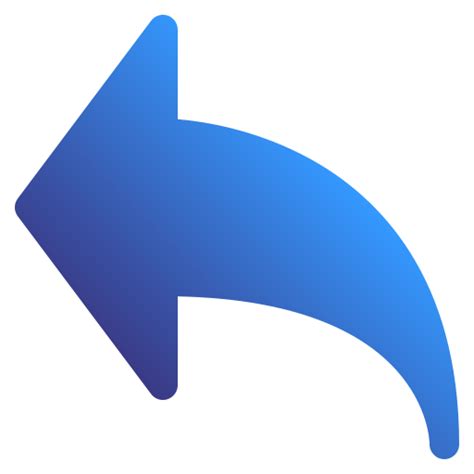 Reply Generic Flat Gradient Icon
