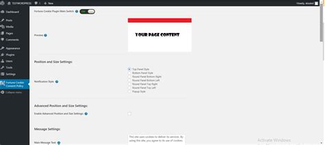 Fortune Cookie Consent Policy Wordpress Plugin By Coderevolution