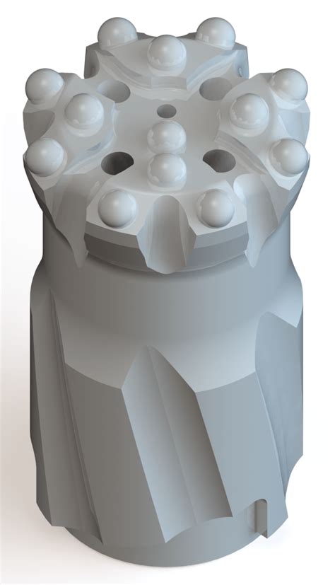 Th Rbit 60rg102dcr Threaded Button Bit