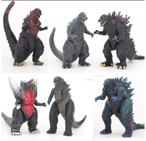 โมเดล ก็อตซิลล่า Godzilla 6ตัว งานสวย สูง 10เซนติเมตร Th