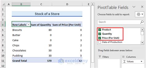 How To Hide Zero Values In Excel Pivot Table 3 Easy Methods