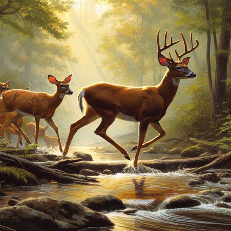 A Buck And Doe By Huntingthehunter55 On Deviantart