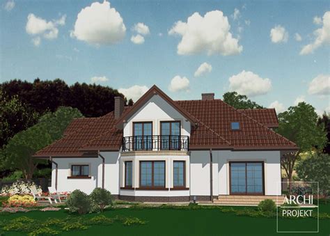 Aps 154 Archi Projekt Gotowe Projekty Domów Jednorodzinnych Parterowych Z Poddaszem