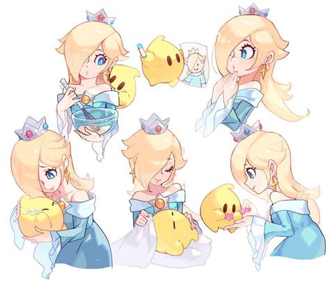 Rosalina Looking After The Luma By Hosinoirie777 R Mario