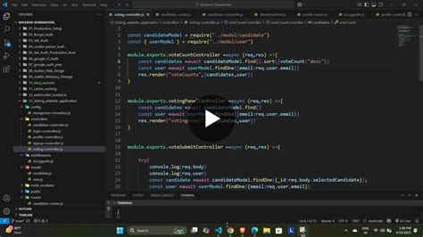 Nodejs Expressjs Mongodb Tailwindcss Ejs Onlinevoting Webapp