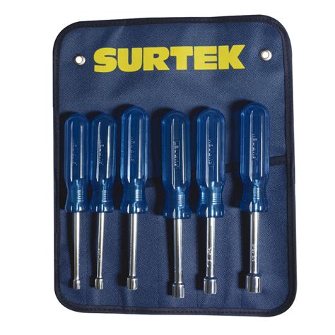 D S SURTEK Juego De Destornilladores Azules De Caja En Pulgadas Surtek DIHERESA
