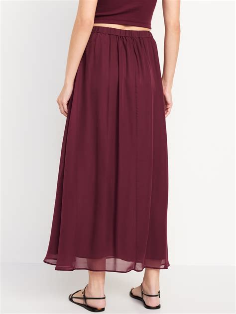 Chiffon Maxi Skirt Old Navy