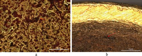 Details Of The Casting Shrinkage Under The Microscope A Casting