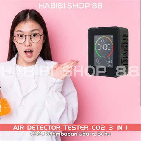 Jual Alat Tester Kualitas Udara 3 In 1 Air Detector Co2 Kelembapan Dan Suhu Kota Semarang