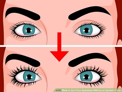 4 Ways To Curl Your Eyelashes Without An Eyelash Curler WikiHow