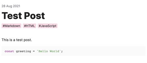 Render Markdown To Html