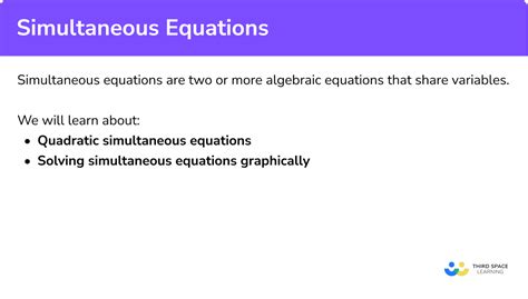 Simultaneous Equations Worksheet Level 7 Mastering The Art Of Solving