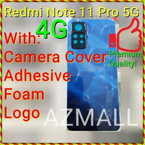 4 Colors New Ori Back Battery Camera Glass Cover Housing Xiaoml Redmi