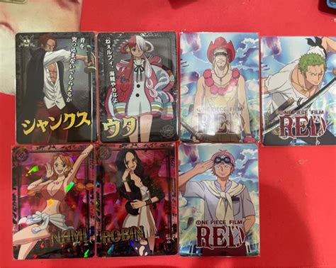 One Piece Flim Red Collection Cards Hobbies And Toys Memorabilia