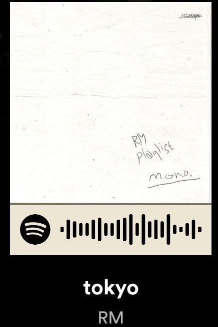 Code Spotify Rm Namjon Bts Foto Ideas Instagram Codigos