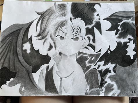 I Drew Meliodas And Zeldris From Nanatsu No Taizai The Seven Deadly