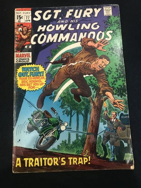 Sgt Fury And His Howling Commandos 77 Comic Books Bronze Age Marvel Sgt Fury Hipcomic