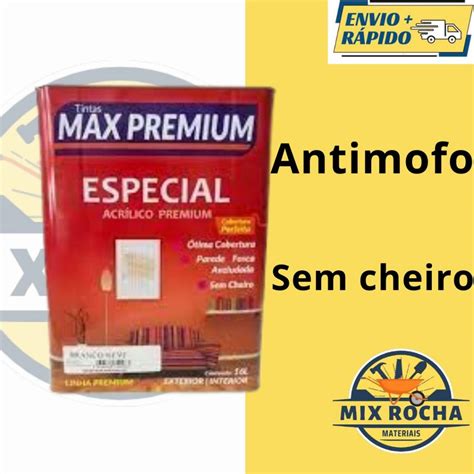Tinta Látex Acrílica Parede Antimofo Interior e Exterior Branca 16Lt