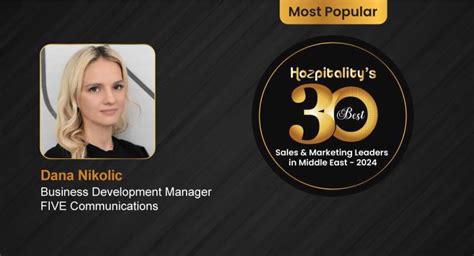 All About Hospitality On Linkedin Hozpitality Group Dana Nikolic Named In