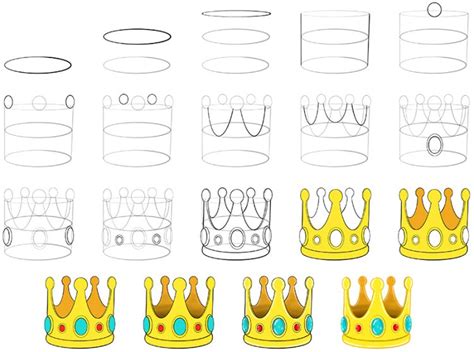 Crown Drawing A Step By Step Guide Art In Context