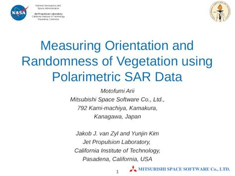 Ppt Measuring Orientation And Randomness Of Vegetation Using