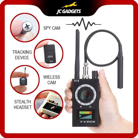 K18 Multi Function Wireless Signal Detector Cam Lens Device Finder Gsm Audio Bug Finder Gps