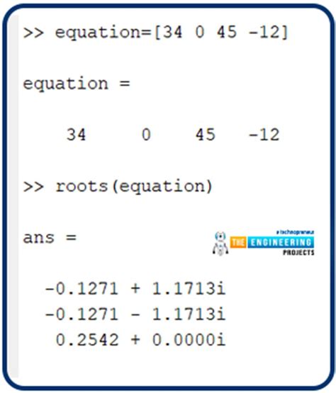 Command Window In Matlab The Engineering Projects