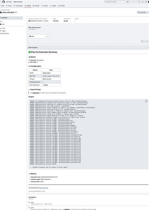 使用 iflow cli github action 和 qwen3 coder 给 github 仓库生成幻灯片风格的文档站点 iflow cli官网 csdn博客