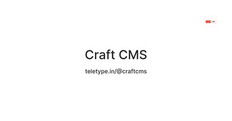 Craft Cms — Teletype