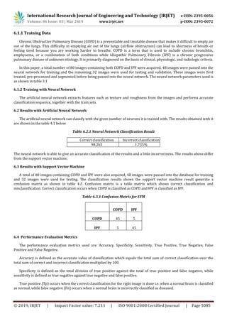 Irjet Classification Of Cancer Of The Lungs Using Ann And Svm