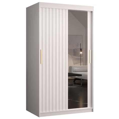 Szafa Przesuwna Garderoba Frezowany Front I Lustro Riflo Wave 2 100