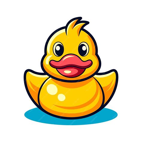 Rubber Duck Vector Illustration Premium Ai Generated Vector